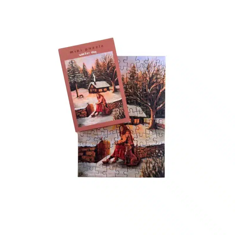 Mini puzzle Winter Day - Esther Bennink - 99 pièces - Puzzles E-shop ...